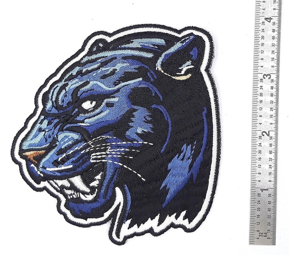 Black Panther - Jaguar - Puma Iron On Embroidered Patch 3 5/8" X 4" | eBay
