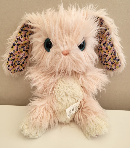 Scruff A Luvs Blossom Bunnies Plush Rabbit Posie Pink Floral Ears Bunny ...