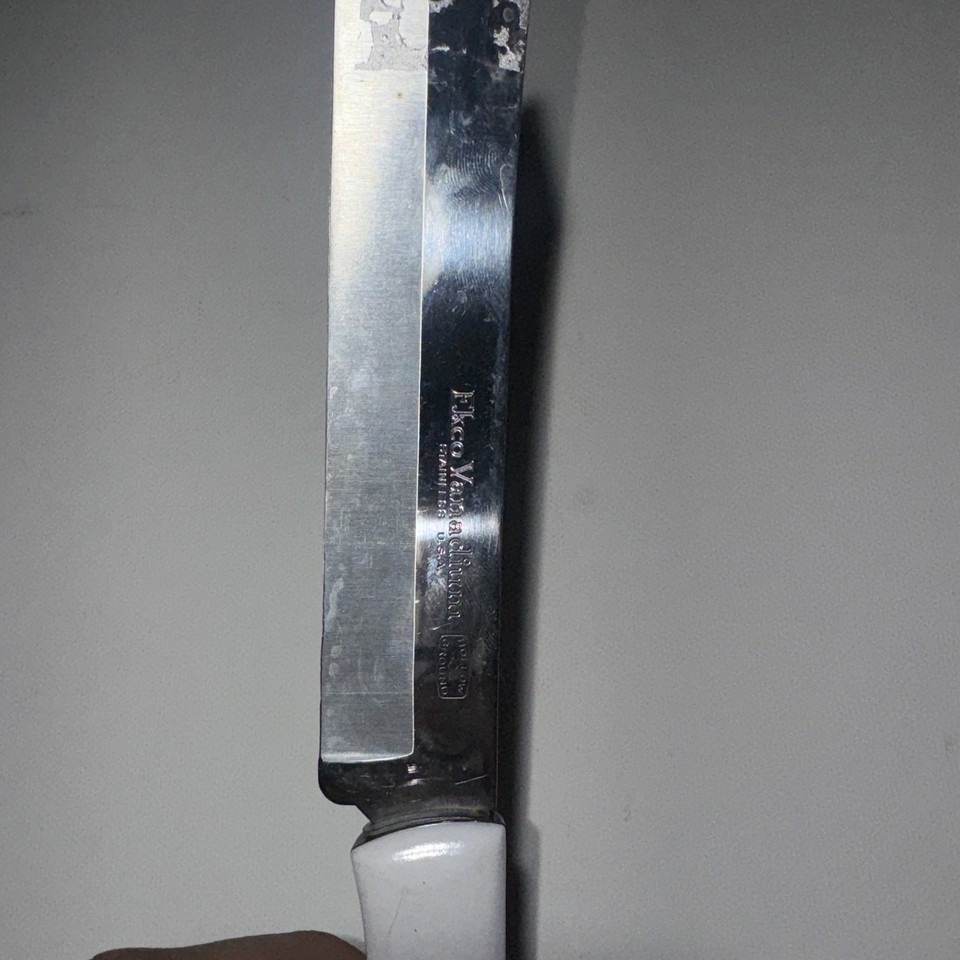 VTG Ekco Vanadium Blue Dutch Tulip Knife Hollow Ground Carving 7 Inch ...