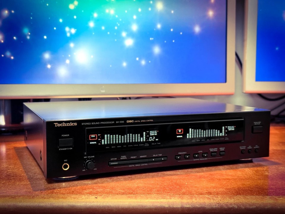 TECHNICS SH-E85 🌈RaRe🌈 Vintage Stereo Graphic Digital Equalizer | eBay UK