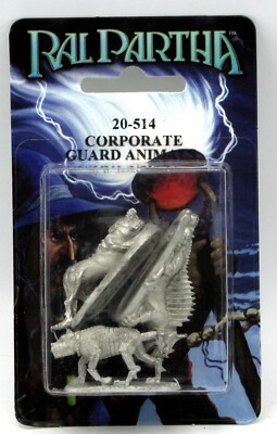 Ral Partha 20-514 Corporate Guard Animals (Shadowrun) Barghest Basilisk ...