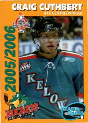 Craig Cuthbert 2005-06 Kelowna Rockets | eBay