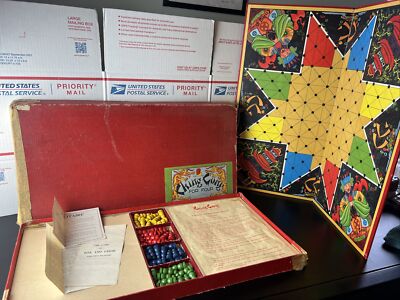 Ching Gong For Four Oriental Checkers Sam’L Gabriel Sons Vintage Game ...