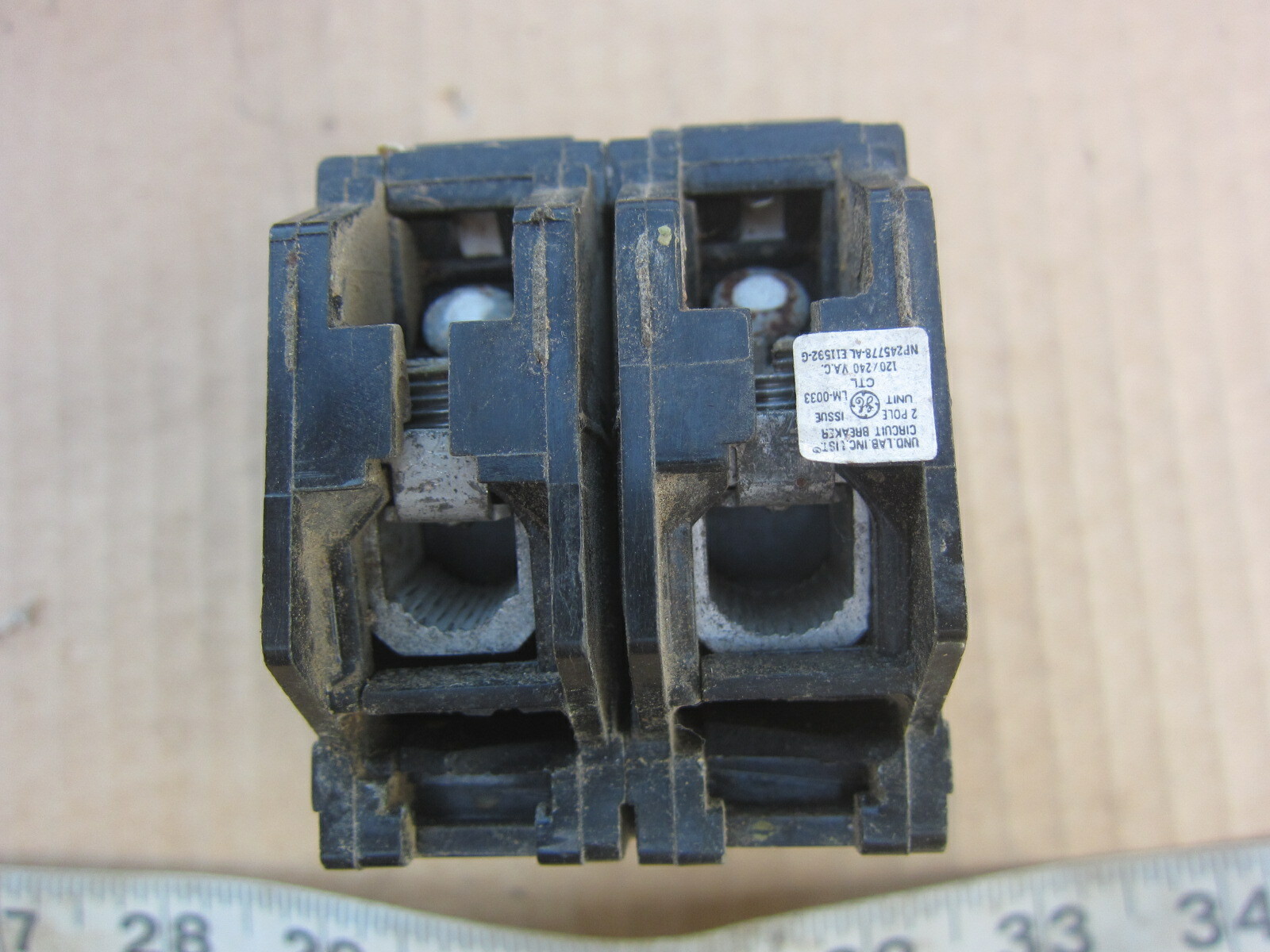 GE General Electric THQL21100 2P 100A 240V Circuit Breaker, Used | eBay