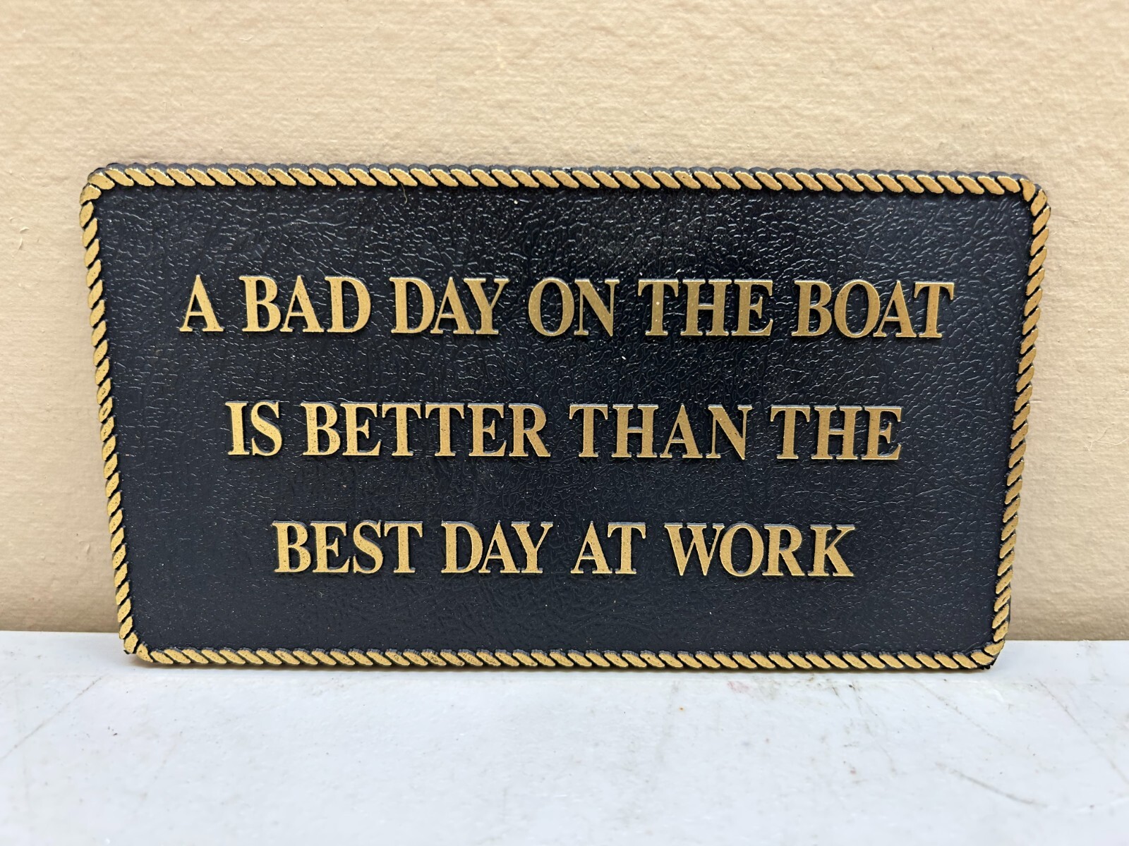 BERNARD BOATING MARINE LOVERS HUMOROUS PLACARD / PLAQUE / SIGN YOU ...
