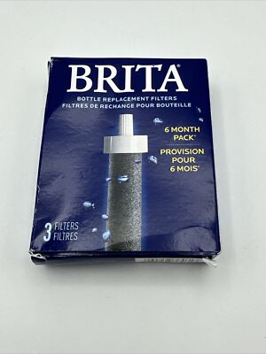 Brita Water Bottle Replacement Filters 3-Pack 6 Month Supply ...