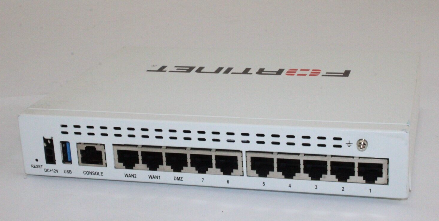 Fortinet FORTIGATE 61e 10 Port VPN Firewall Security Appliance Fg-61e ...