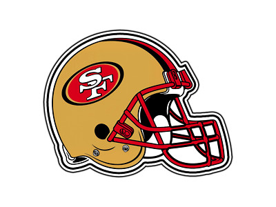 San Francisco 49ers Helmet #1 Football Sticker Waterproof Vinyl Decal ...
