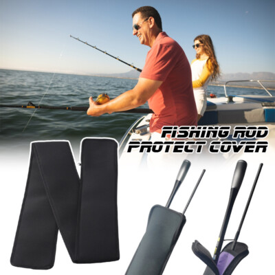 Fishing Rod Socks Fishing Rod Sleeve Elastic Fishing Rod Protection ...