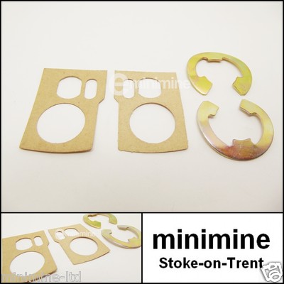Classic Mini Rear Wheel Cylinder To Back Plate Gasket PAIR INC. CLIPS ...