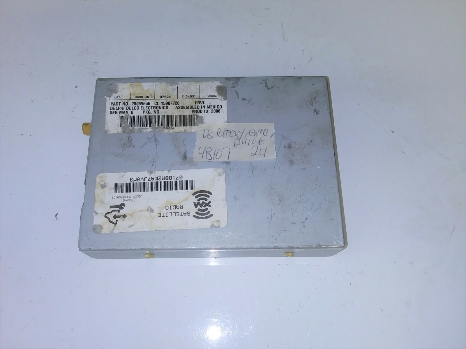 07 - 11 Chevrolet Silverado XM Satellite Radio Reciever 28059656 OEM ...