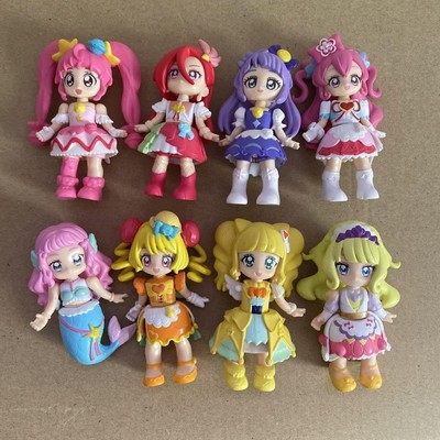 Precure Mini Figure Anime character Goods lot of 8 Set sale beautiful ...