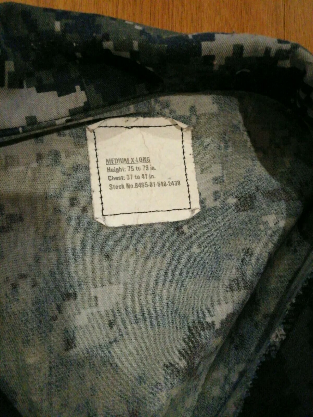 NWU Blouse Type I Blue Digital Camouflage US Navy Med… - Gem