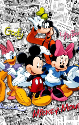 Mickey Disney Collage Wallpaper