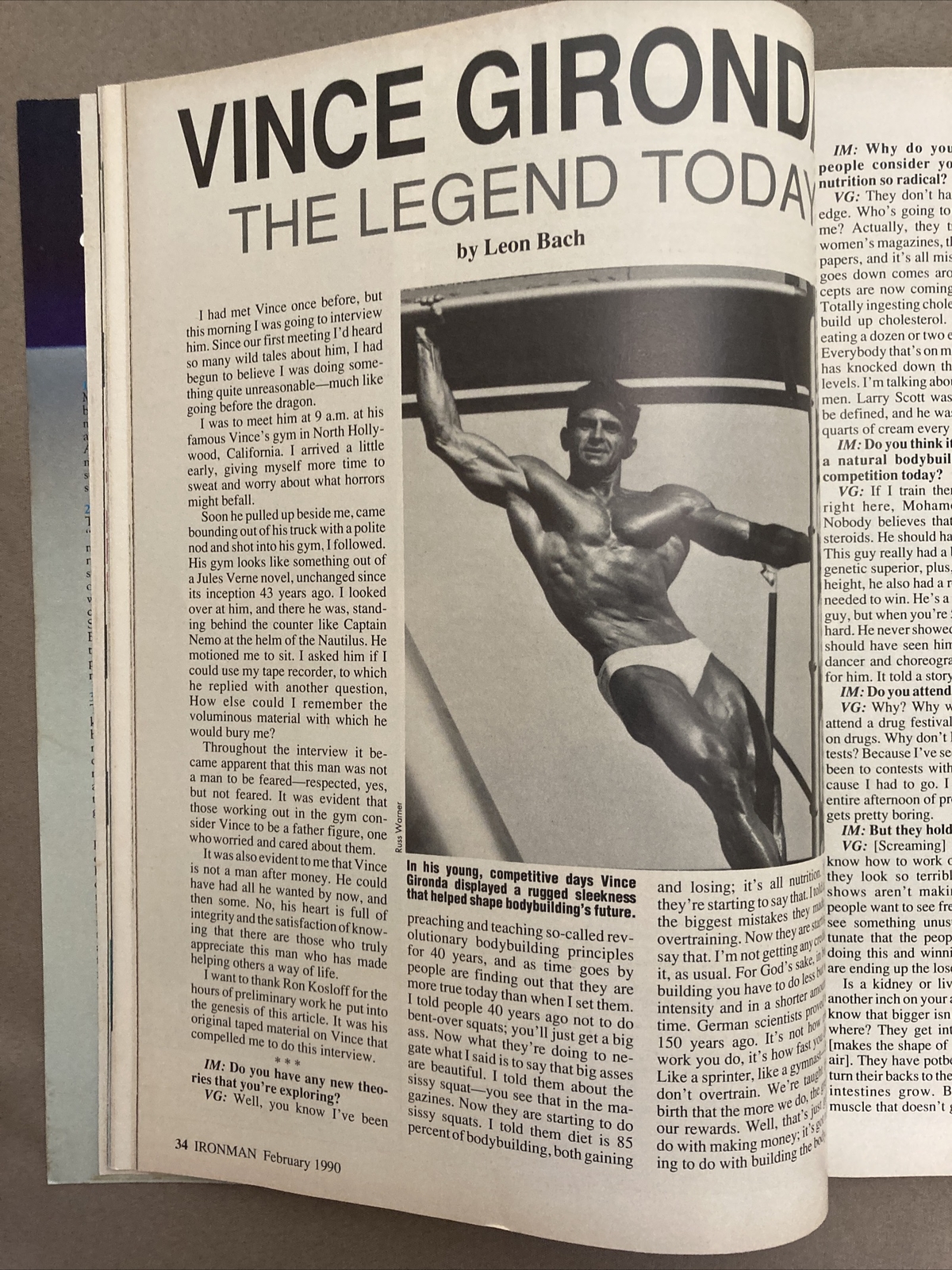 Ironman Bodybuilding Muscle Fitness Magazine / Troy Zuccolotto / 02-90 ...