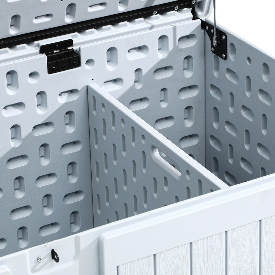 XXL 230 Gallon Large Deck Box Outdoor Storage Box Patio Furniture ...