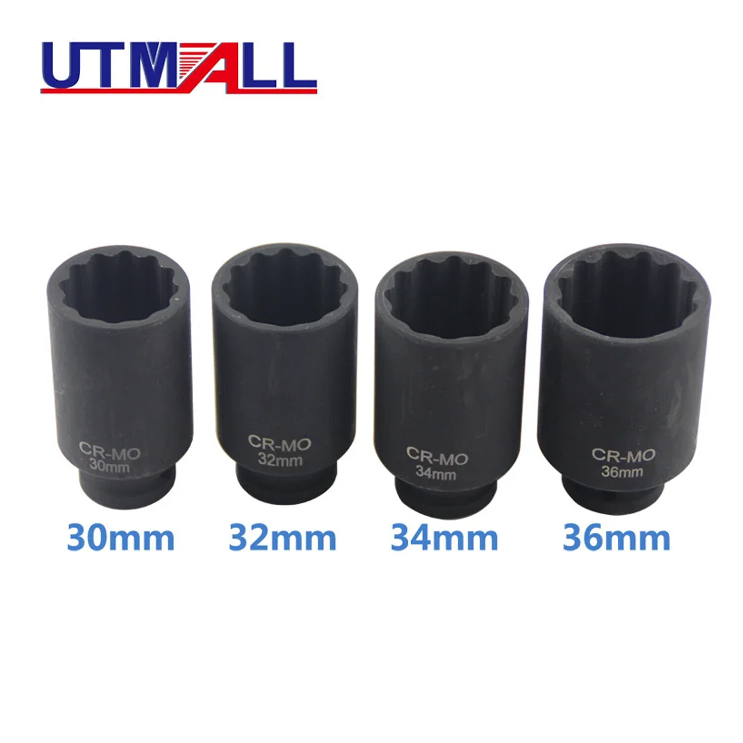 1/2" Drive Deep Air Impact Socket Shaft Hub Axle Nut Wheel Sockets ...