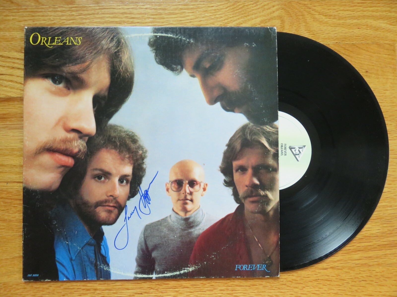 LARRY HOPPEN (Died 2012) of ORLEANS signed ORLEANS Record / Album COA ...