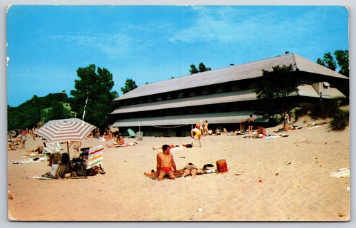 Chesterton Indiana~Arcade Hotel & Beach @ Dunes State Park~Vintage ...
