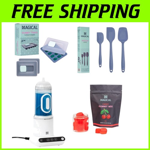 Versatile Gummy Maker Kit with Non-Stick Molds & Perfect Gifting ...