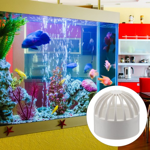 2 PCS Aquarium Overflow Screen PVC Permeable Cover Fish Net for Tank ...