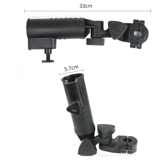 Adjustable Golf Umbrella Holder Stand Cart Accessory Kit For Trolley ...