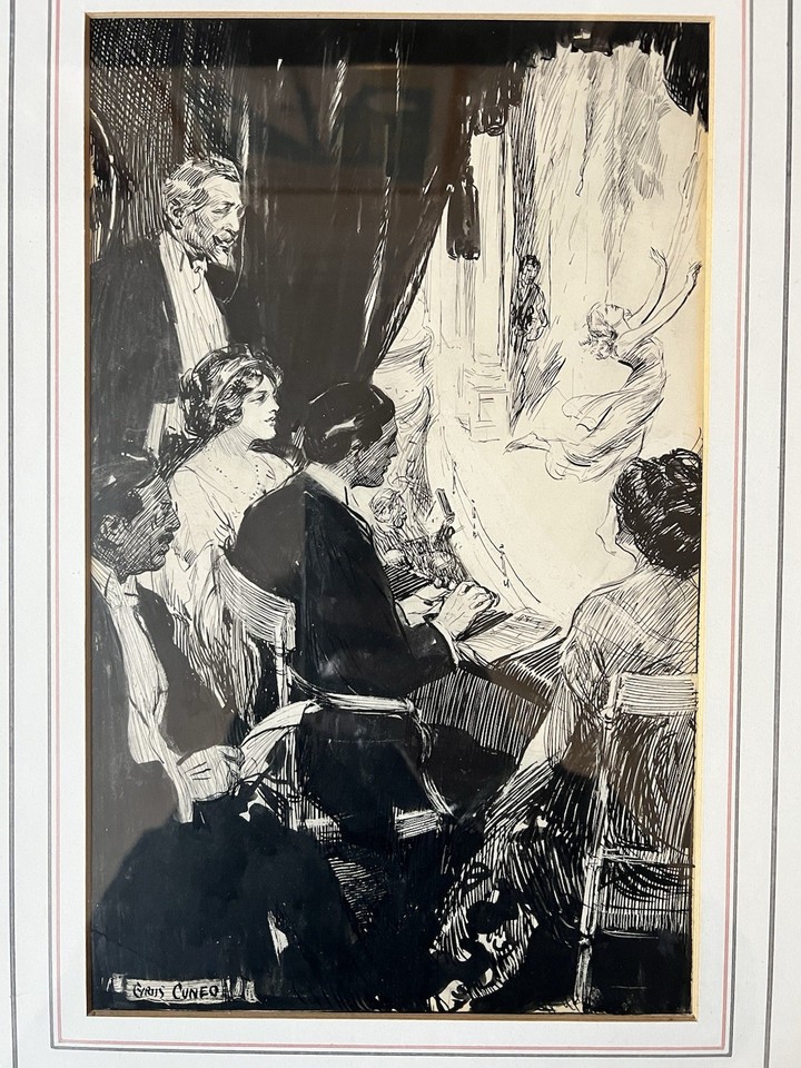 Cyrus Cuneo Etching Of A Performance of Isadora Duncen Dancing | eBay UK