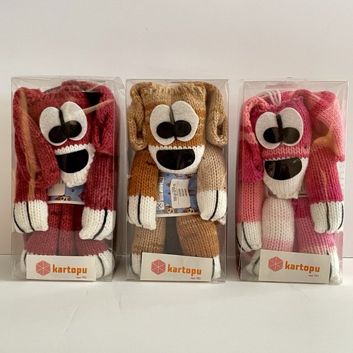 Kartopu Yarn Knitting Multicolor 3 Dog Scarf Muffler Craft Kits ...