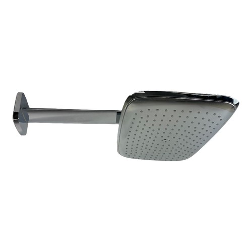 Hansgrohe 27437001 PuraVida Rain 2.5 GPM Chrome Pure Shower Head Flange ...