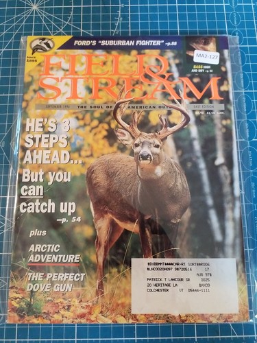 Field And Stream Magazine September 1996 MA2-127 | eBay