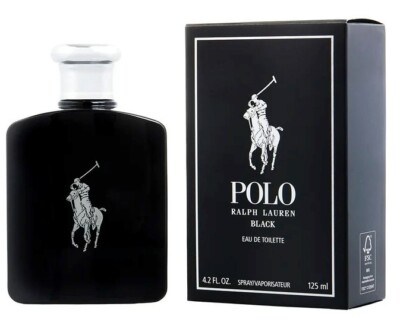 POLO BLACK by RALPH LAUREN 4.2 oz, 125 ml, EDT Spray Cologne NEW ...