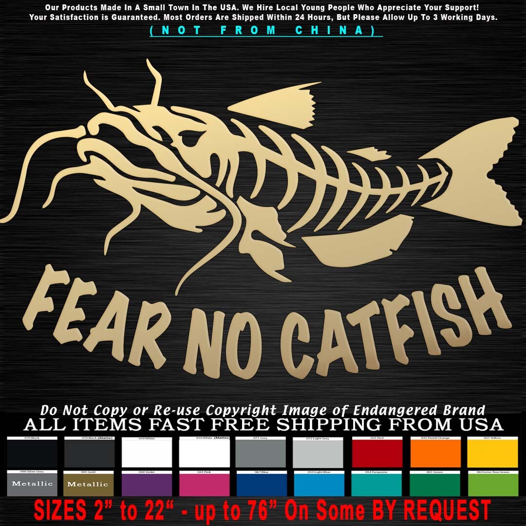 Catfish Decals Stickers