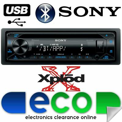 SONY Xplod MEX-N4300BT Bluetooth CD MP3 Car Stereo Radio USB Aux 2 RCA ...