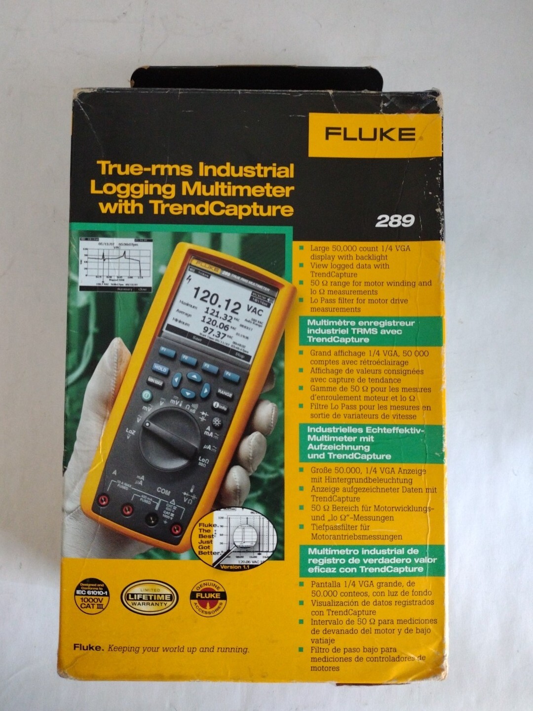 Fluke 289 FlukeView Forms Digital Multimeter Combo Kit for sale online ...