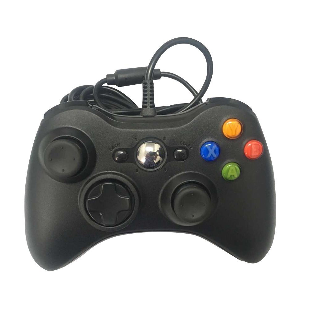 New Black Wired Controller for Xbox 360 Console USB Windows/PC AU STOKZ ...