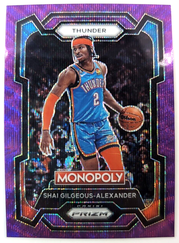 2023-24 Panini Prizm Monopoly Purple Wave SHAI GILGEOUS ALEXANDER #61 ...