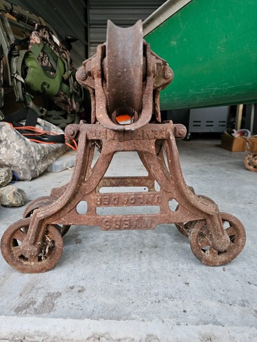 ANTIQUE VINTAGE UNLOADER BARN HAY TROLLEY PULLEY | eBay