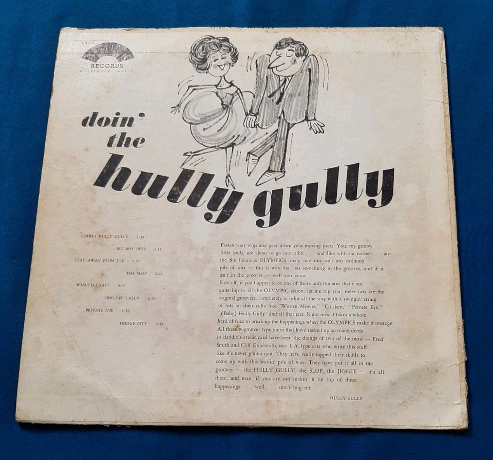 The Olympics LP Doin' The Hully Gully Arvee A 423 good | eBay