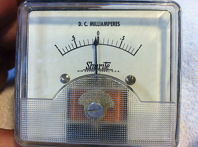 Shurite Milliamps Gauge NOS | eBay