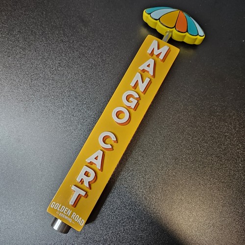 Mango Cart Beer Tap Handle Golden Road Ale Man Cave Umbrella | eBay