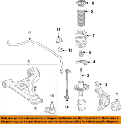 GM OEM Stabilizer Sway Bar-Front-Link 95942520 | eBay