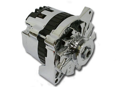Chrome 135 Amp High Output GM small case Alternator | eBay