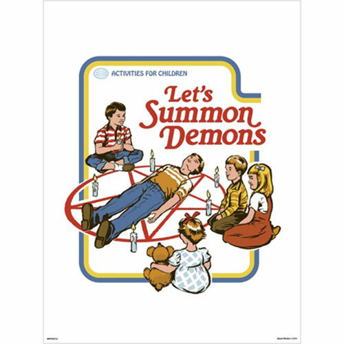 Steven Rhodes - Let's Summon Demons ART PRINT POSTER 30x40cm NEW | eBay ...