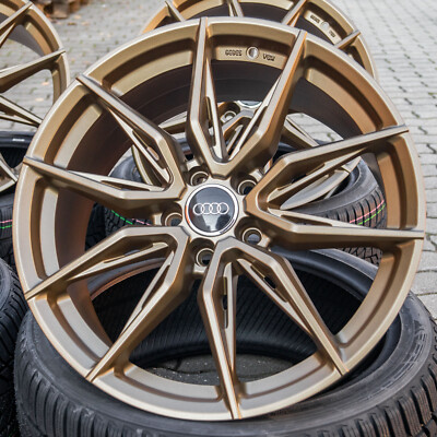 Felgen für Audi in 19 Zoll A3 S3 A4 S4 A6 Q2 Q3 TT in Bronze mit ABE ...