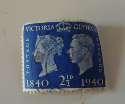 Queen Victoria King George VI 1940 UK 2 1/2d Postage Stamp | eBay
