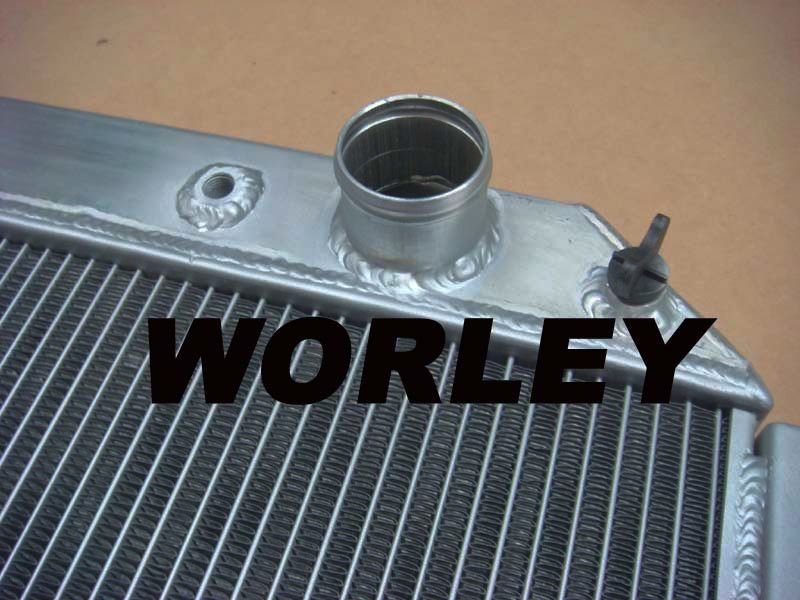 Aluminum radiator + fans for FORD F100 F150 F250 F350 Bronco TRUCK | eBay