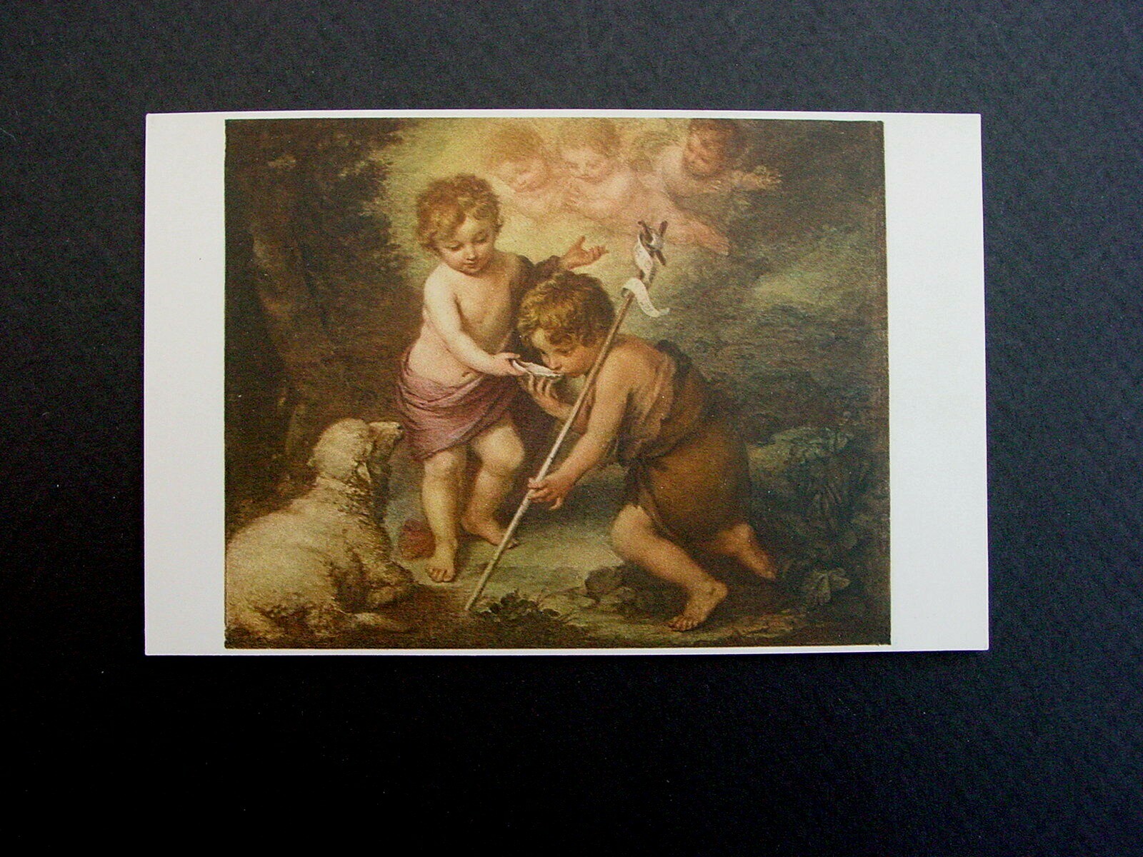 Vintage Xmas Greeting Post Card Los Ninos De La Concha by B. E. Murillo ...