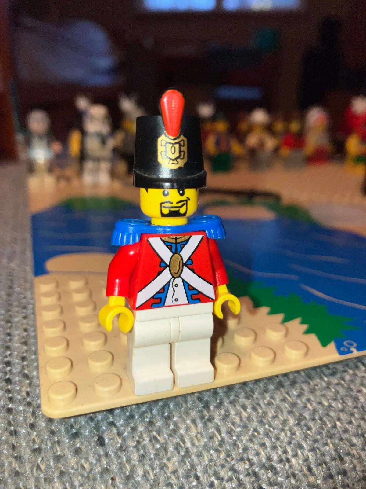 LEGO Imperial Soldier Minifigure with Decorated Shako Hat and Black ...