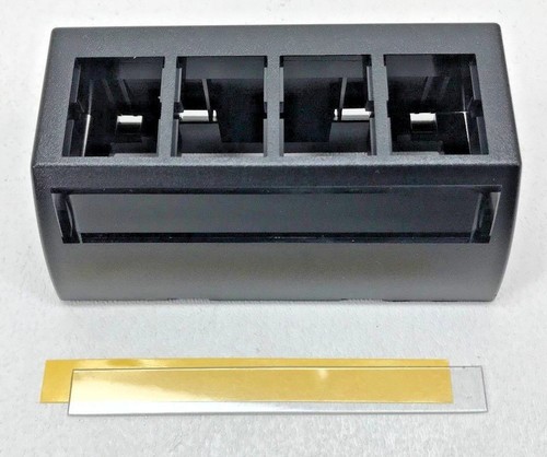 Ortronics OR-40300633-00 TracJack 4 Port Furniture Bezel Black (Lot of ...