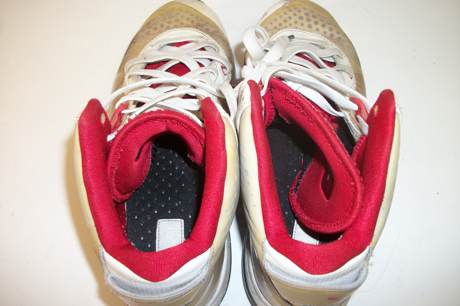 NIKE LEBRON JAMES AIR MAX FLYWIRE TAN RED MENS BASKETBALL SHOES ...